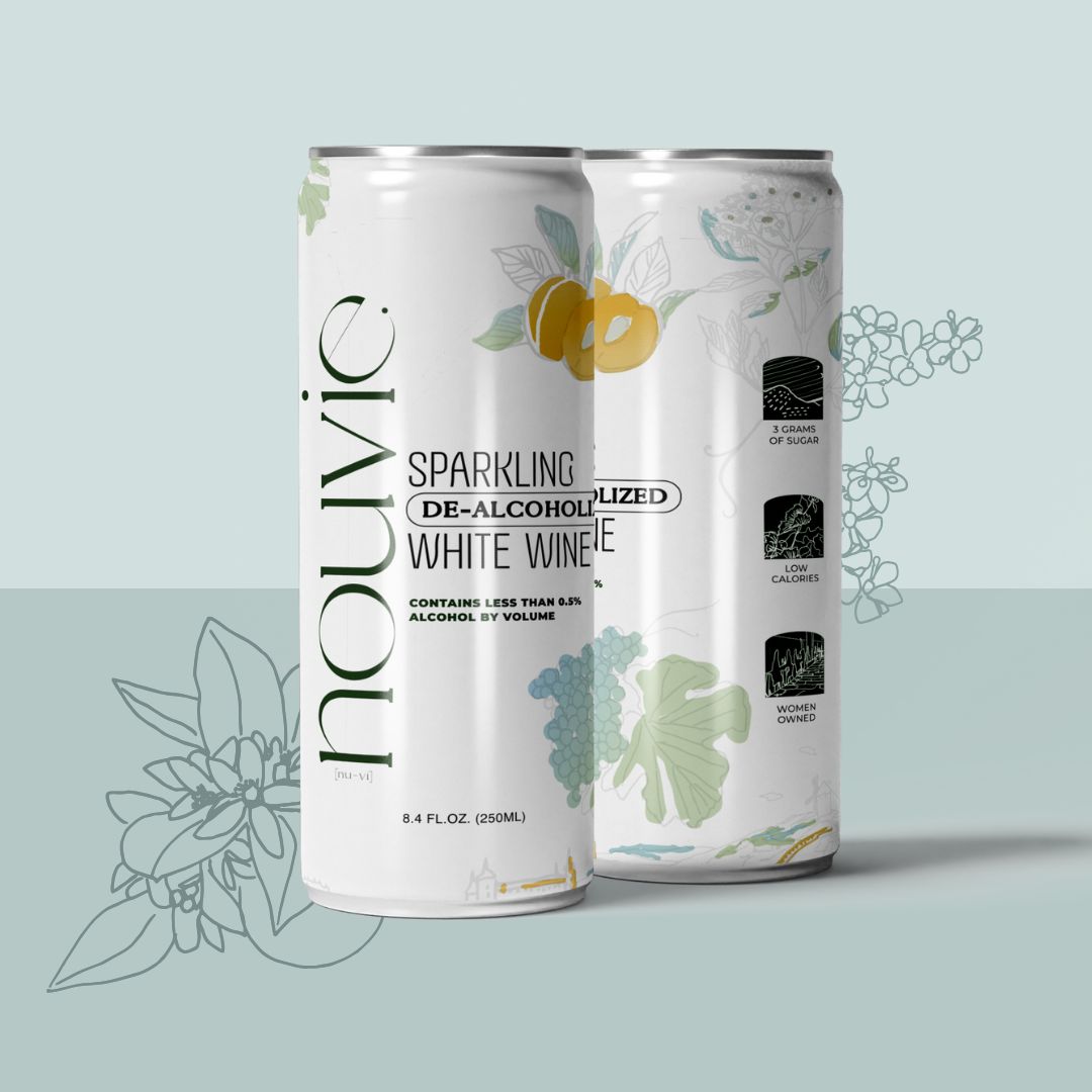 4-Pack Sparkling De-Alcoholized White Wine (Pre-Order COMING SOON) – Nouvie